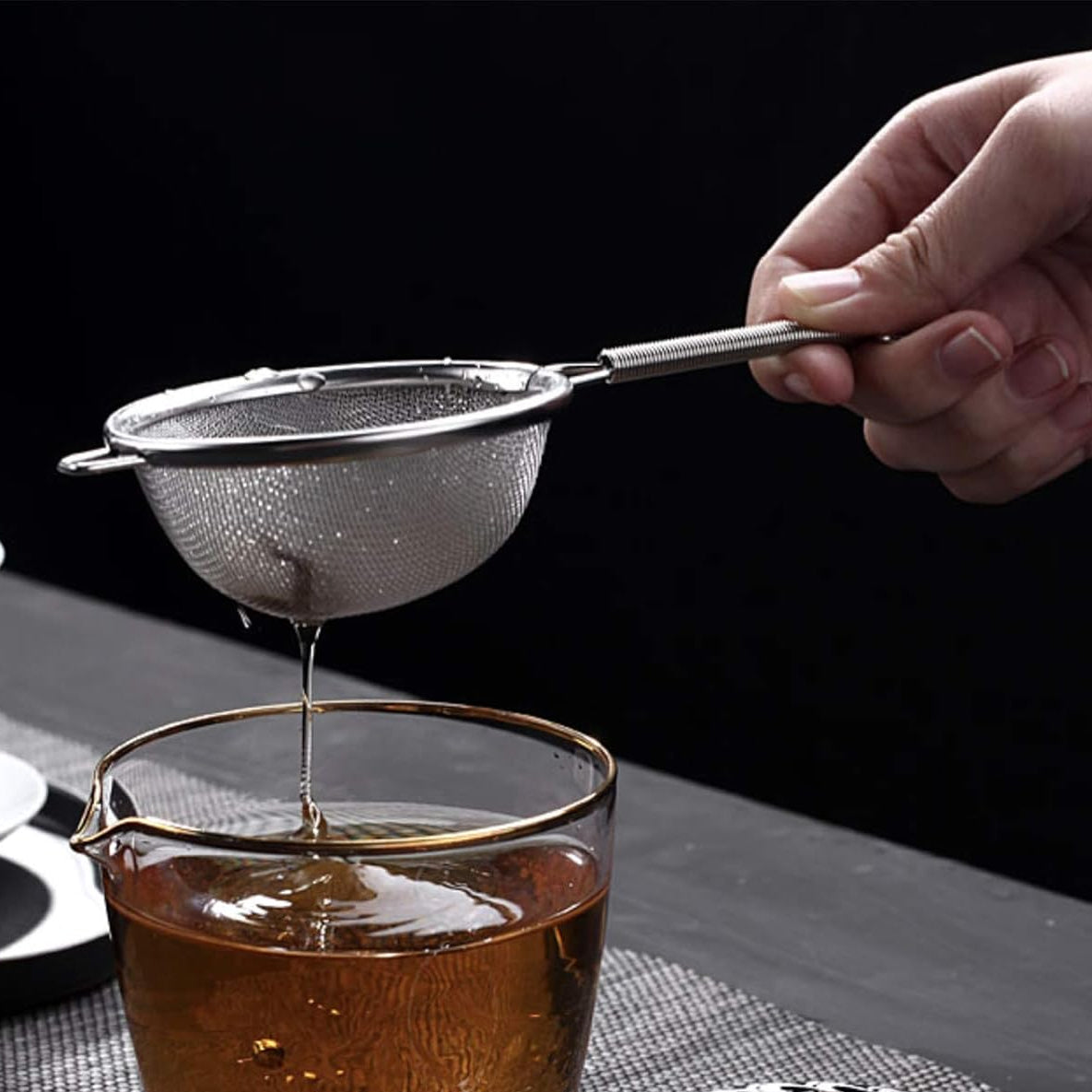 Stainless Steel Tea Stainer-L – Zahra Stores