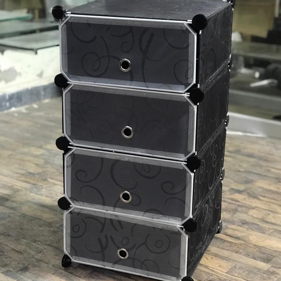 Shoe Rack Portable 4 Step (Minor Damage) – Zahra Stores