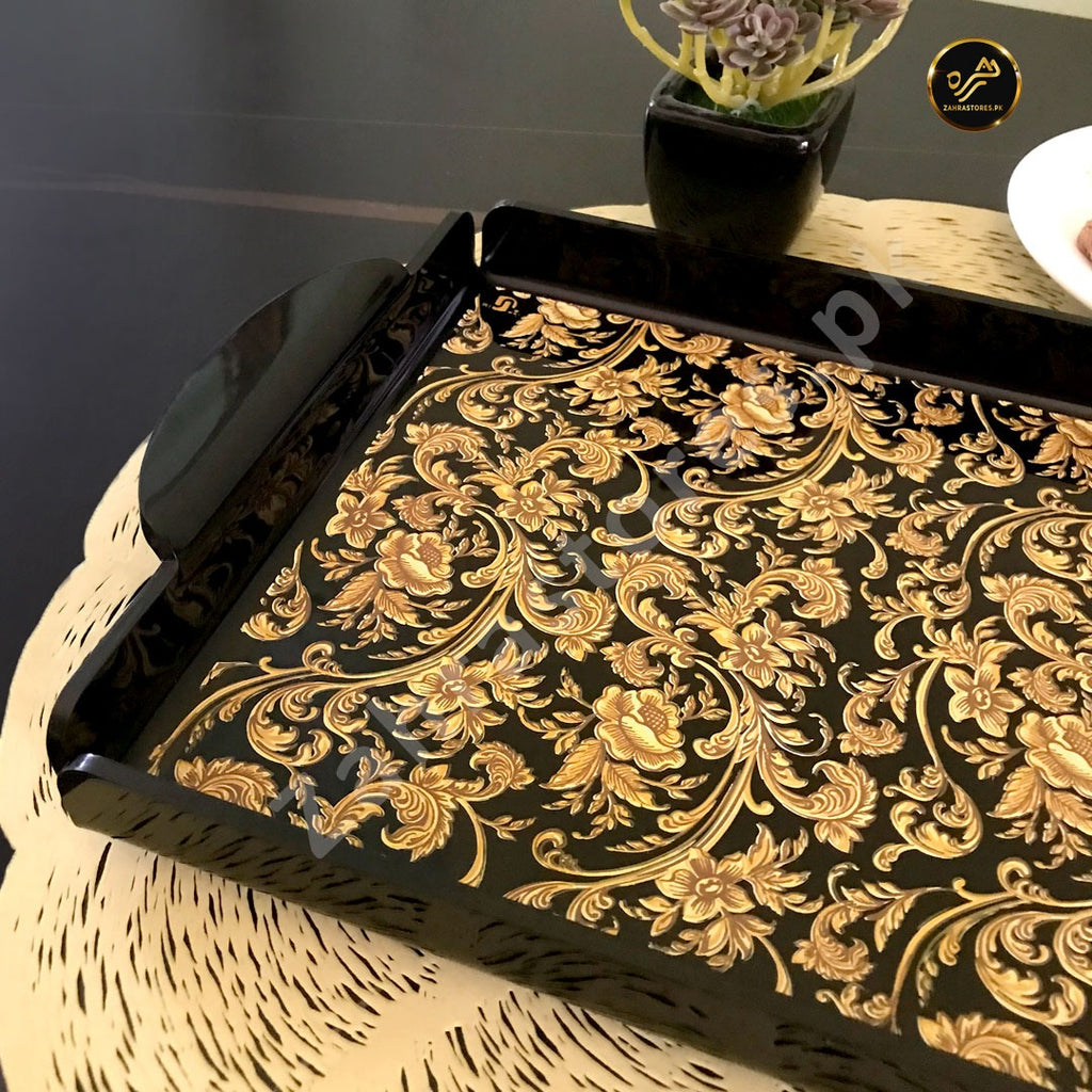 Magical Black Serving Tray (Large) – Zahra Stores