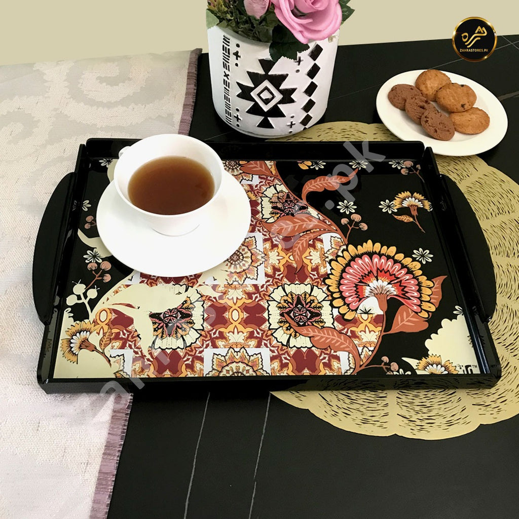 Magical Black Serving Tray (Large) – Zahra Stores